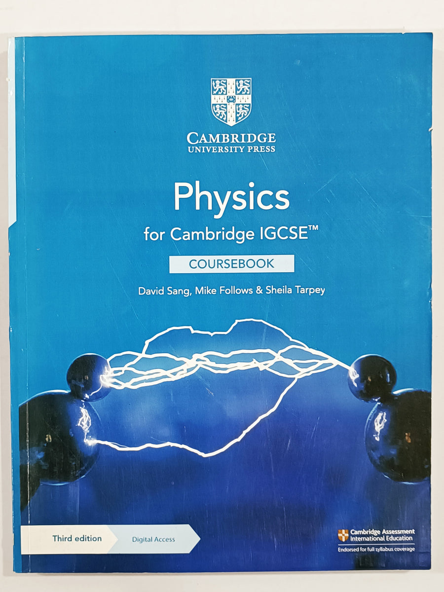 Cambridge IGCSE Physics Coursebook 3rd Edition David Sang – MOB10656