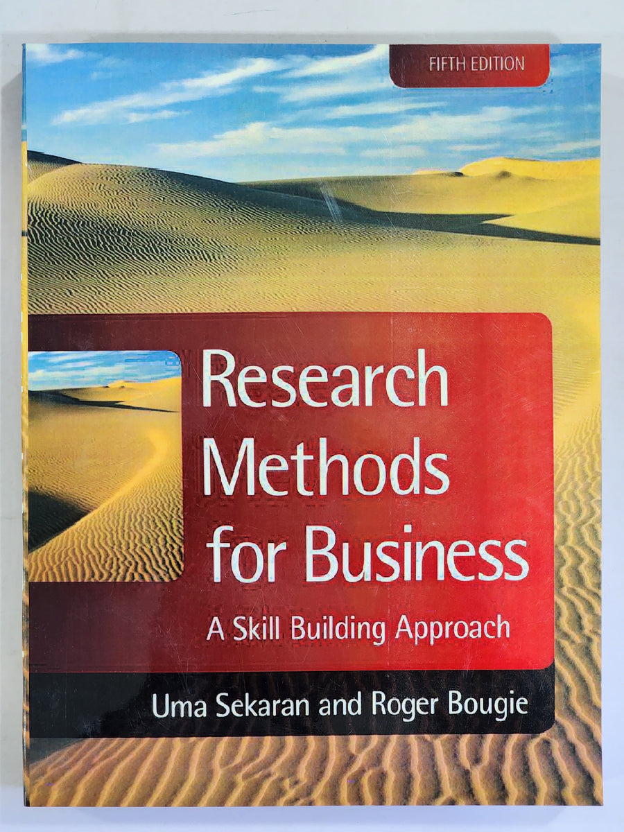 Research Methods for Business: A Skill Building Approach – MOB10656