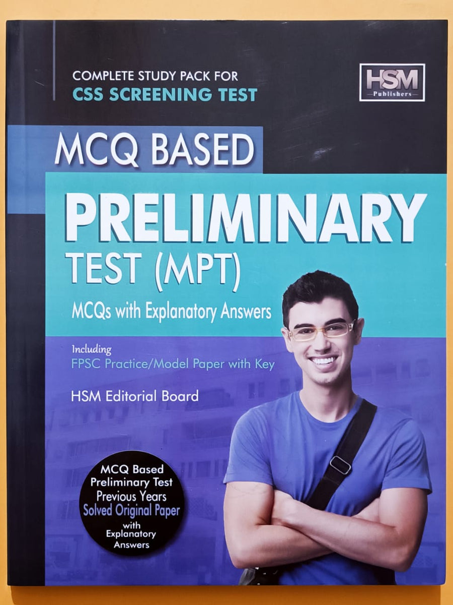 MCQ Based Preliminary Test (MPT) – MOB10656